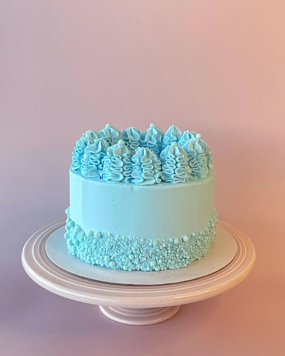 Blue Pearl Sprinkles Cake – bannos