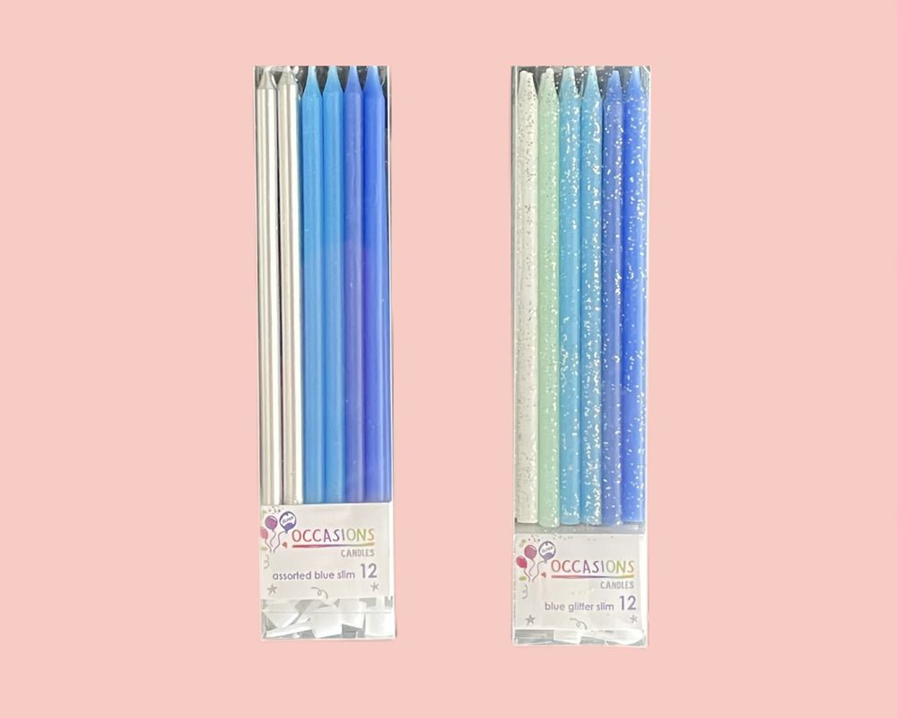 Blue Tall Candles – bannos